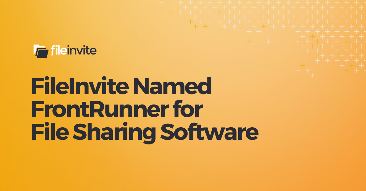 FileInvite Named FrontRunner for File Sharing Software